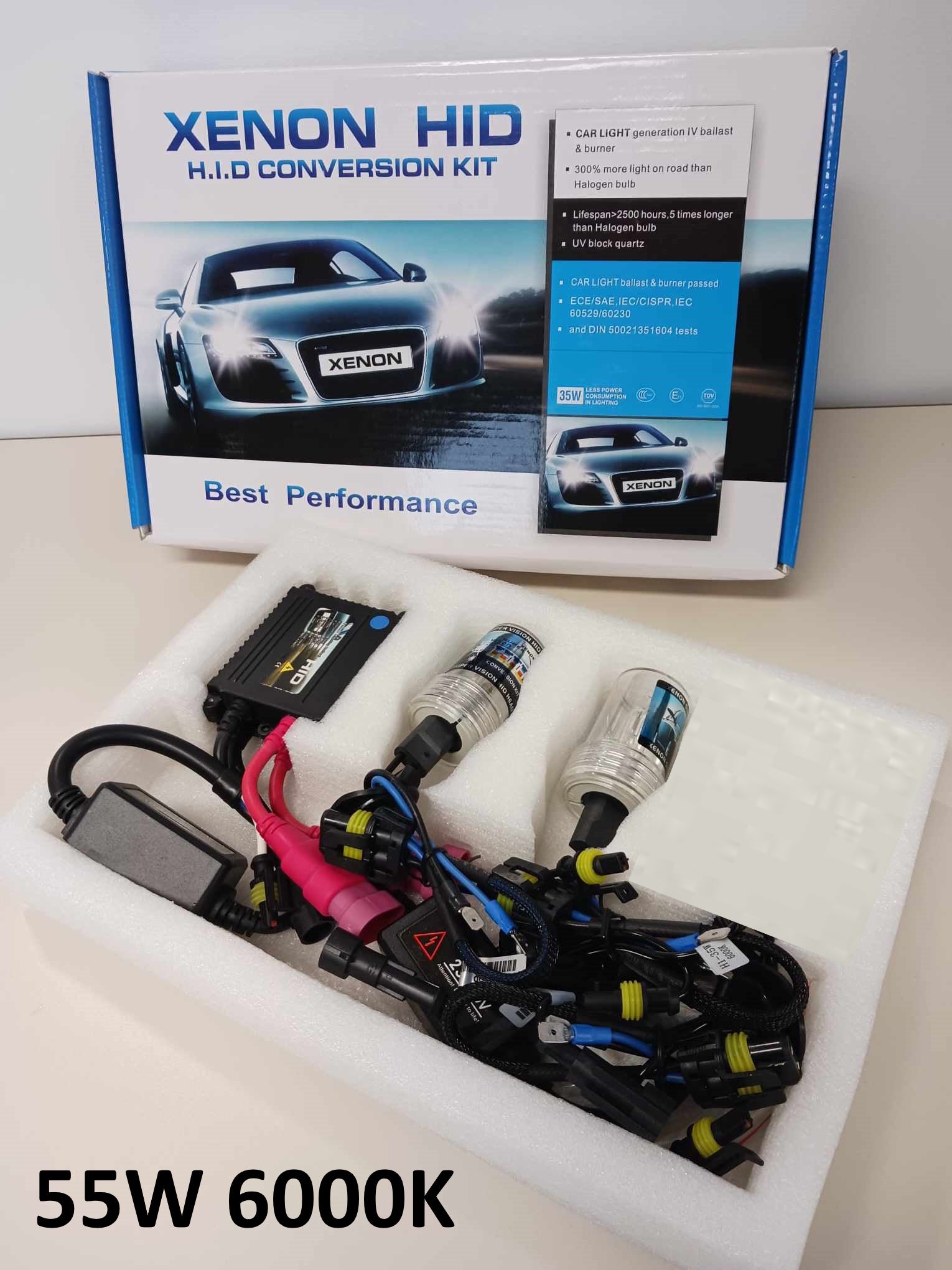 Kit Xenon HID H1 55W 6000K